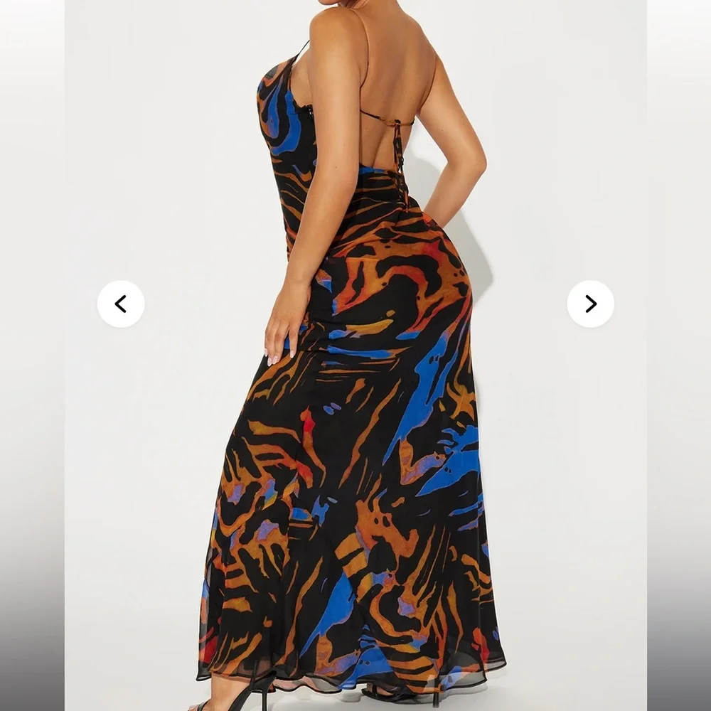 Fashion Nova | Dresses | Laura Animal Maxi Dress Multi Color | Poshmark